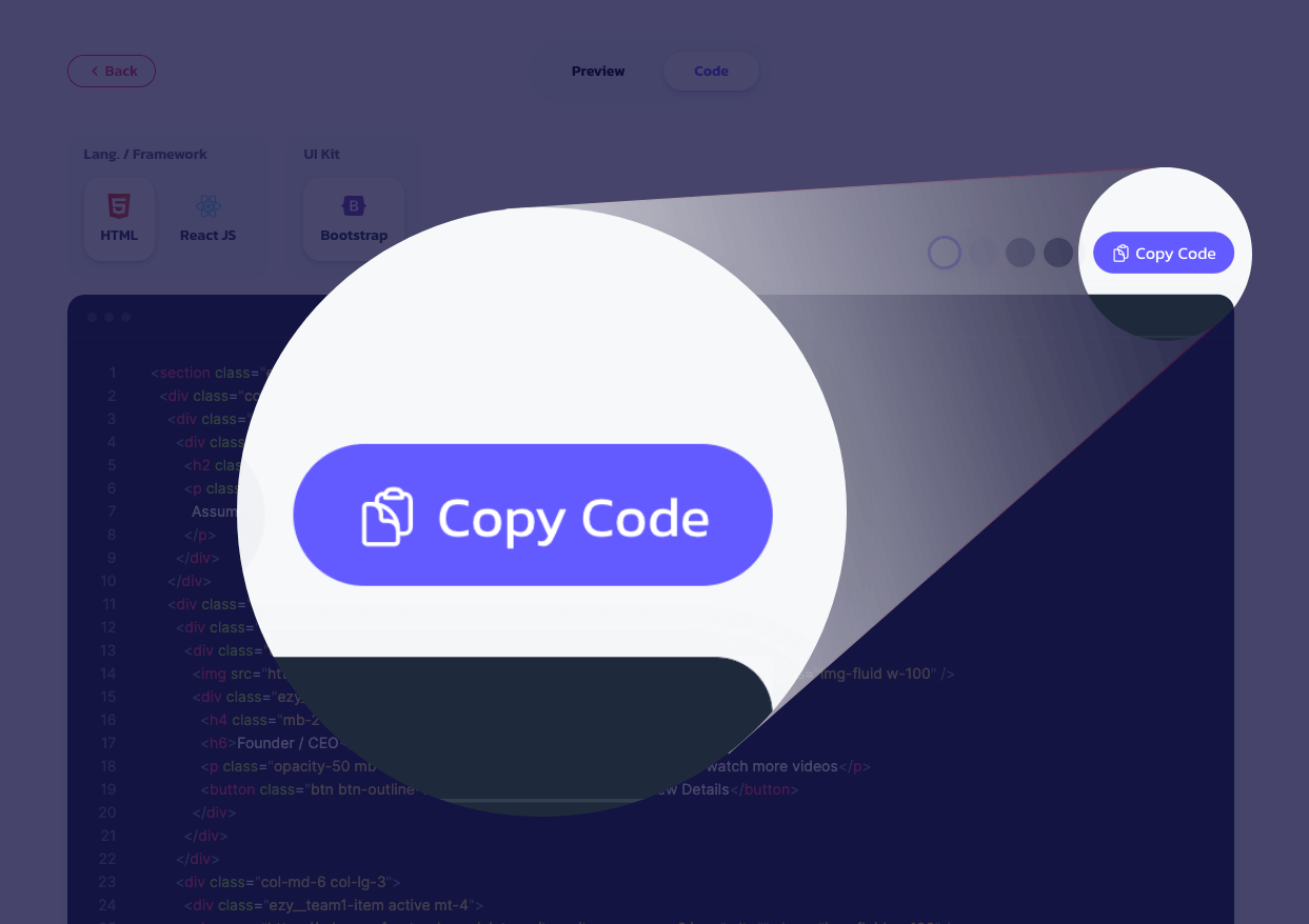 Easy Frontend - 600+ Seamlessly Craft Stunning Interfaces With React, Tailwind, And Bootstrap