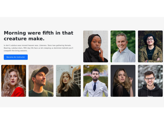 Dynamic Team Showcase With Image Cards And Action Button Easyfrontend