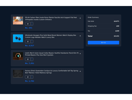 Shopping Cart Html Css Javascript Easyfrontend