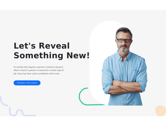 A Balanced Header With Heading Description And Button Aligned On The Left Accompanied By