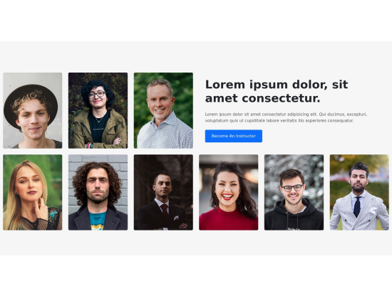 Team Section With Image Carousel Easyfrontend