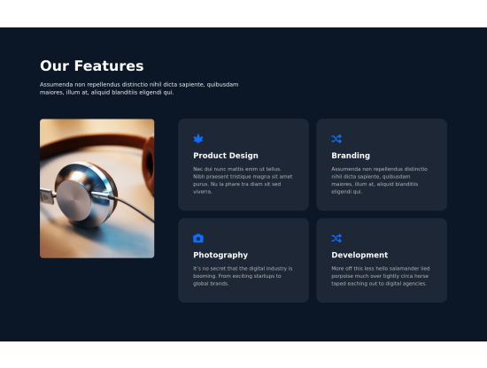 Three feature item | EasyFrontend