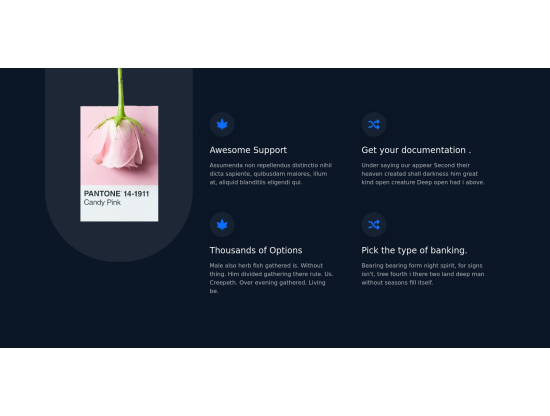 Grid System Features Showcase Easyfrontend