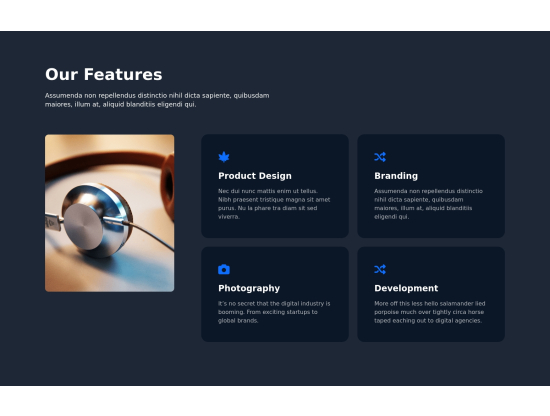 Three feature item | EasyFrontend