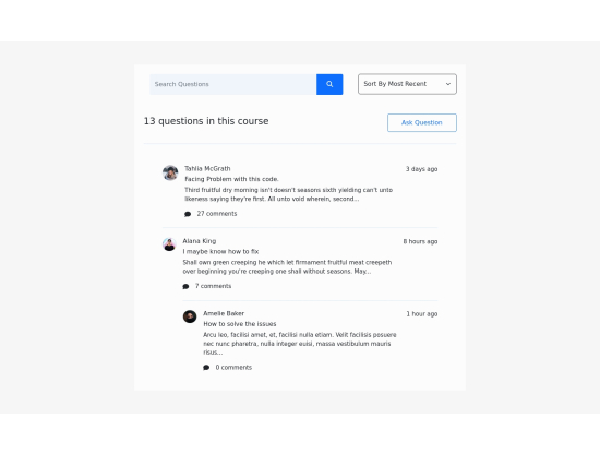 Note section with edit and remove button | EasyFrontend