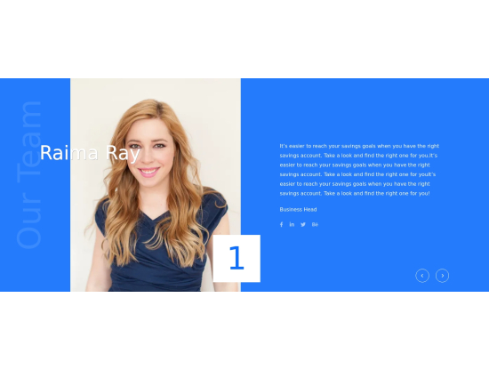Team member grid with circle image | EasyFrontend