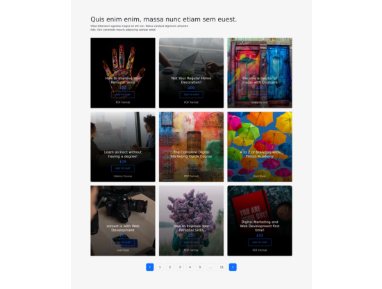 Portfolio Showcase With Heading Menu And Image Cards With Button Easyfrontend