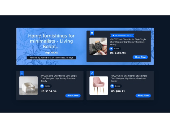 Featured items sections | EasyFrontend
