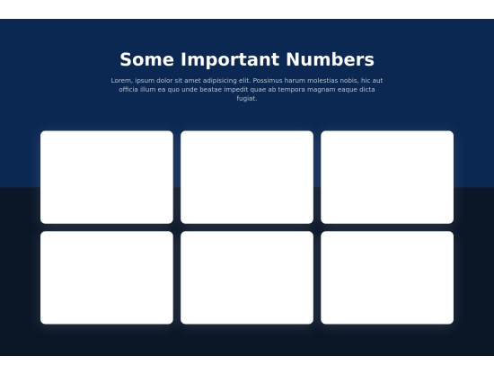 Blue Number Card With Tilt Hover Effect Easyfrontend