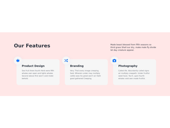 Featured items sections | EasyFrontend