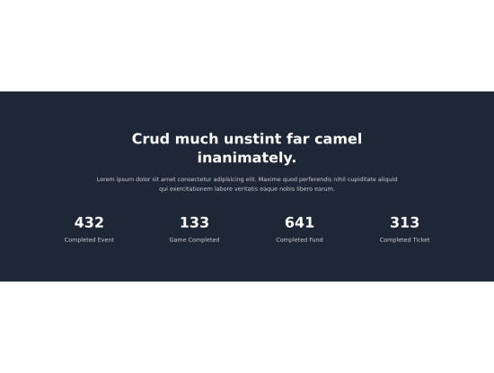 Grid Style Blue Number Cards Easyfrontend